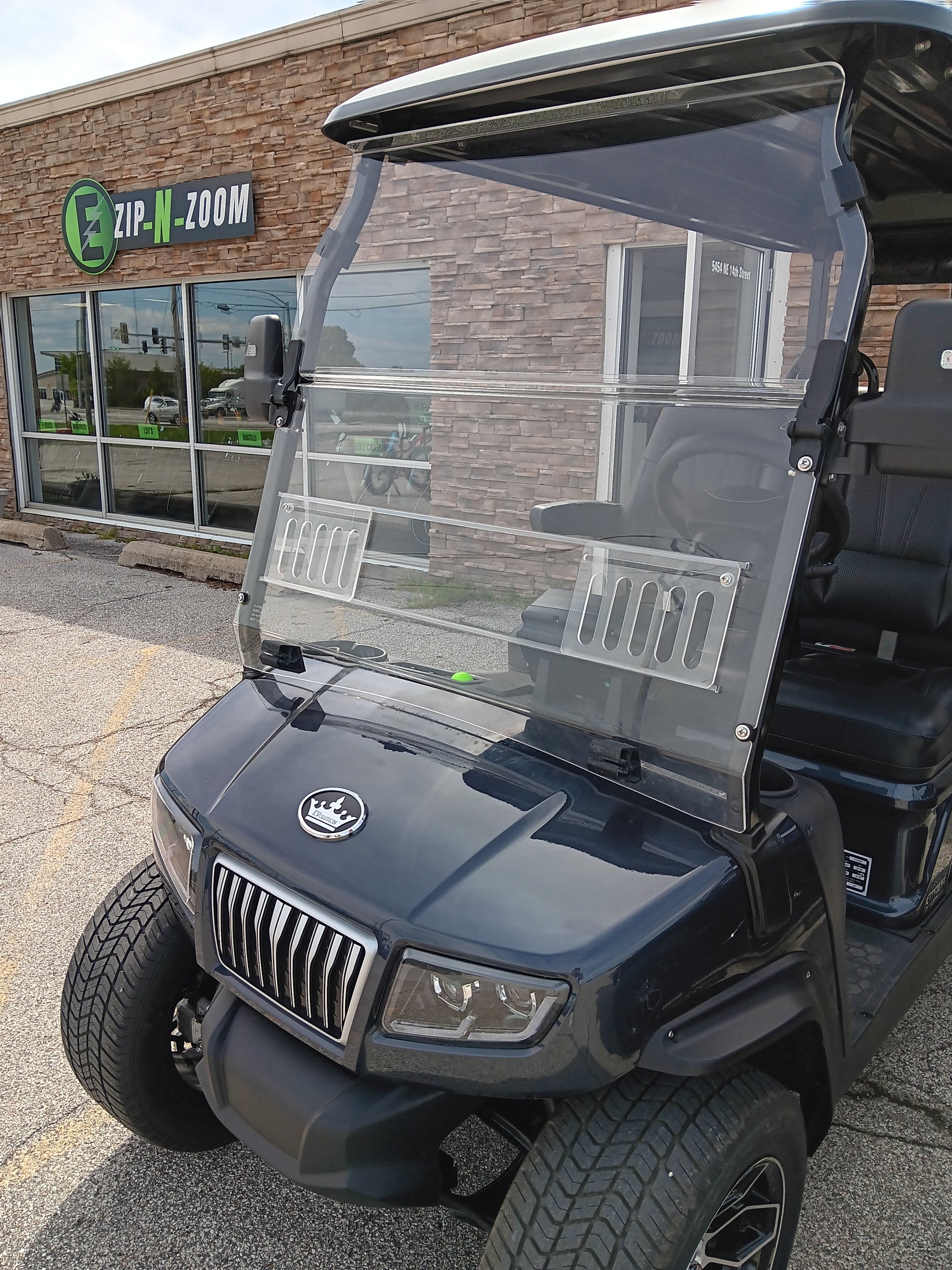 Evolution | Lifted 4-Seater Maverick Blue Golf Cart in Des Moines – E ...
