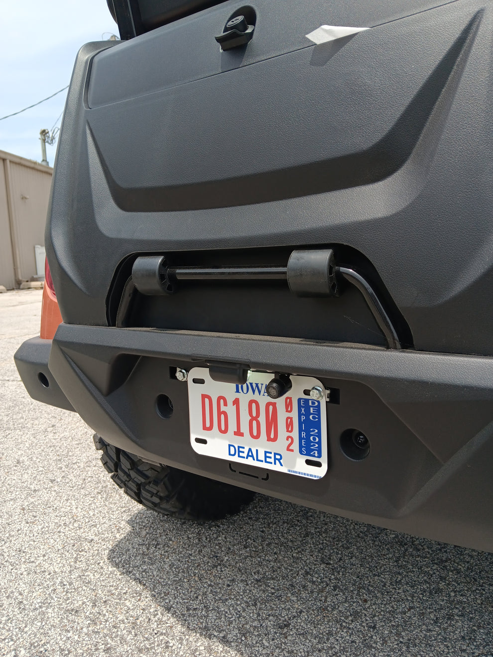 Evolution | Lifted 4-Seater Maverick Flamenco Red Golf Cart LSV – E Zip ...